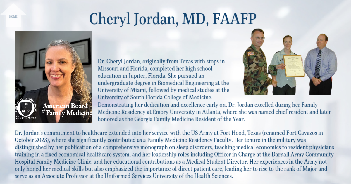 Cheryl Jordan Bio